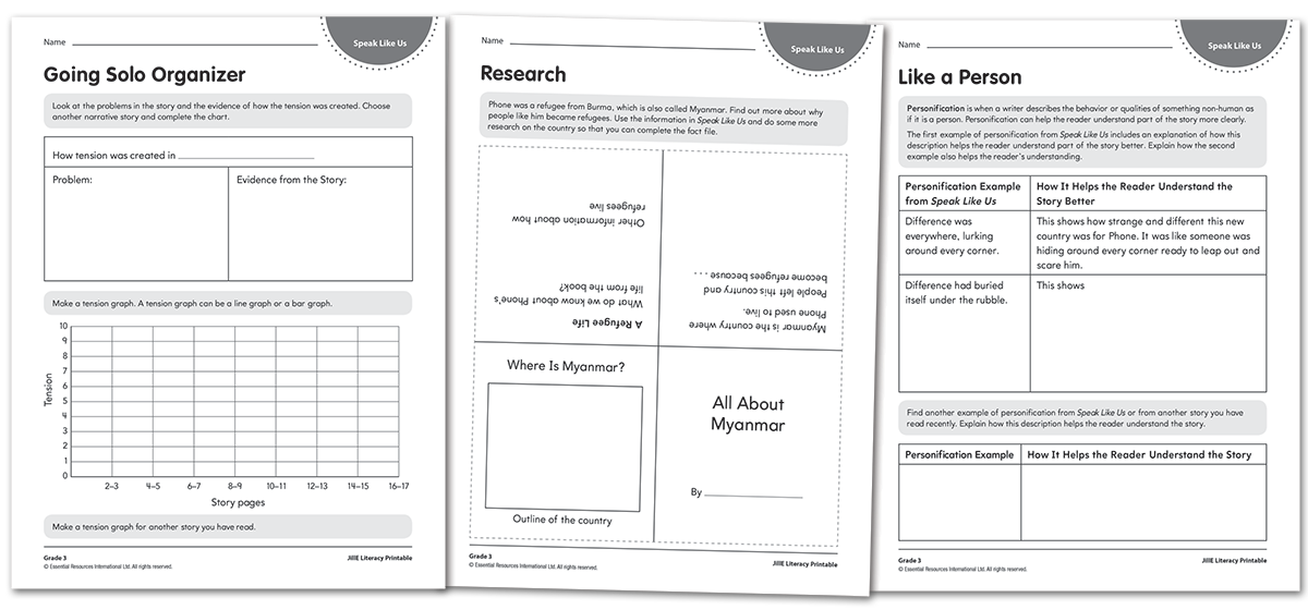 Speak Like Us | JillE Literacy